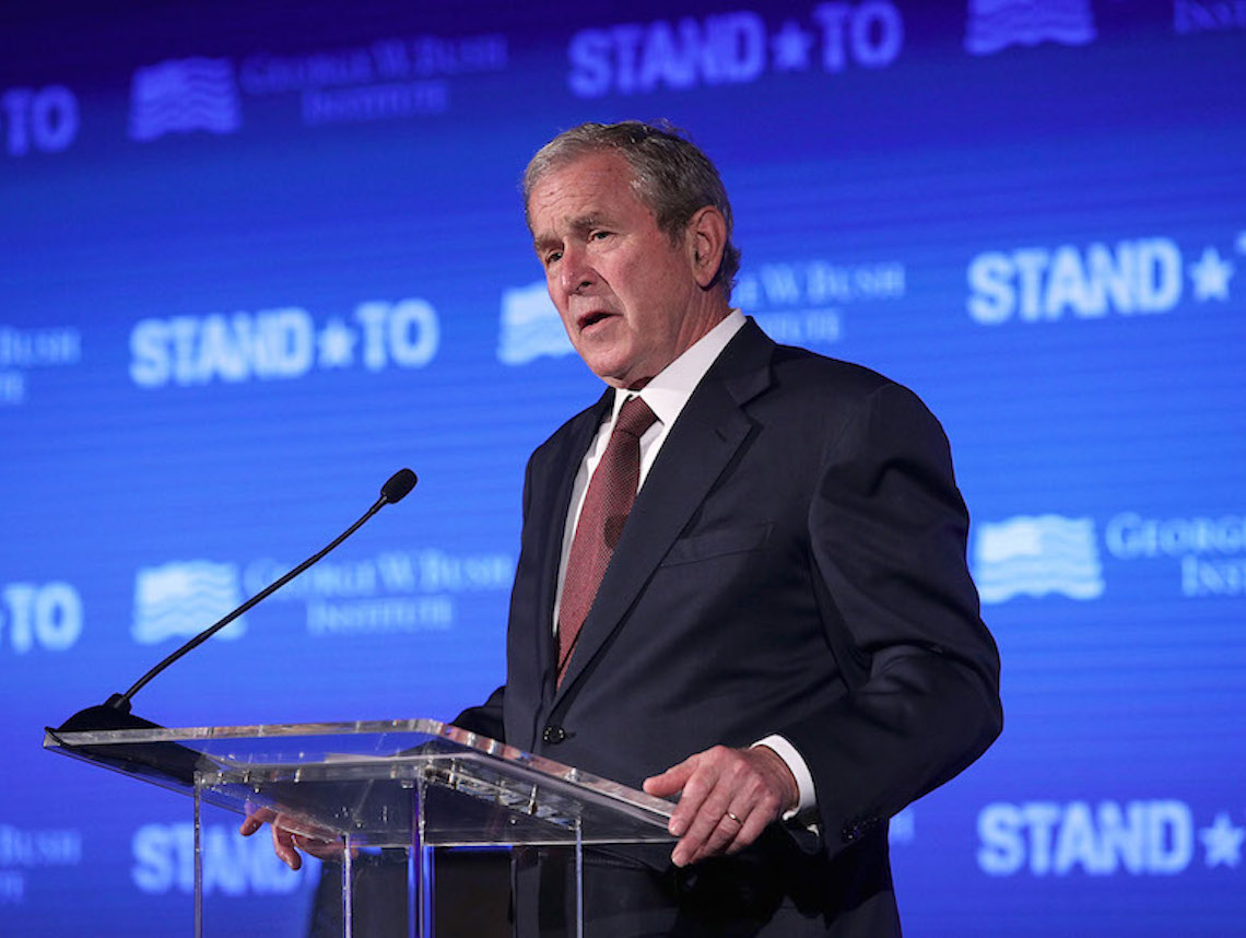 Both Bush presidents condemn anti-Semitism in Charlottesville statement