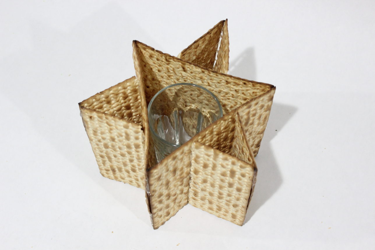 Matzo Star of David Vase for Passover