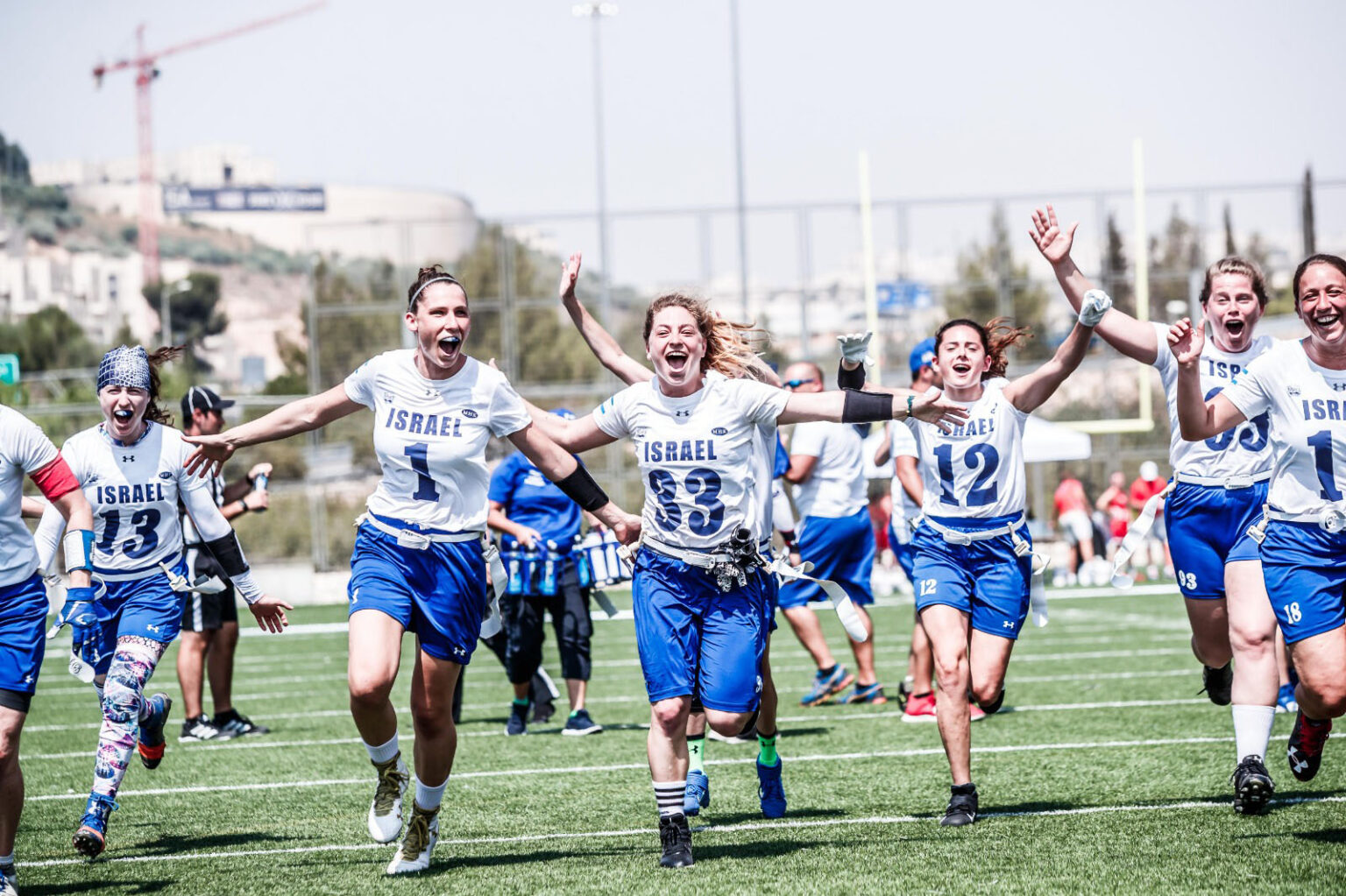 American Football in Israel Visiting LA During Hopeful Olympics Tour