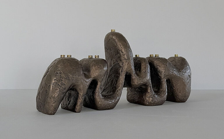 Hannah Polskin’s Menorah Sculptures Invite the Light of Other Artists