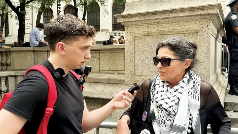 YouTuber Nate Friedman Exposes Anti-Israel Protesters in Viral Street ...
