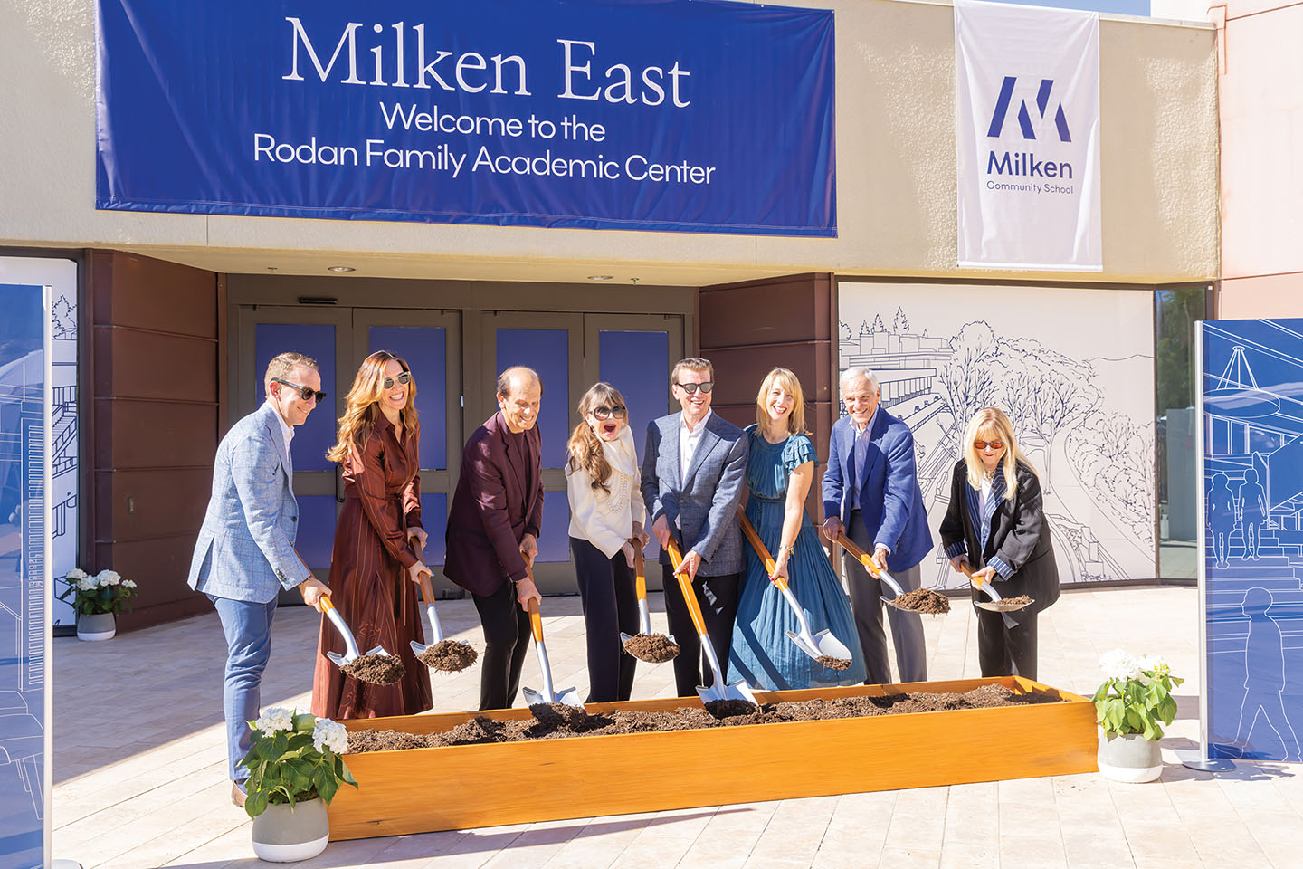 Milken School Holds Milestone Groundbreaking at New Campus